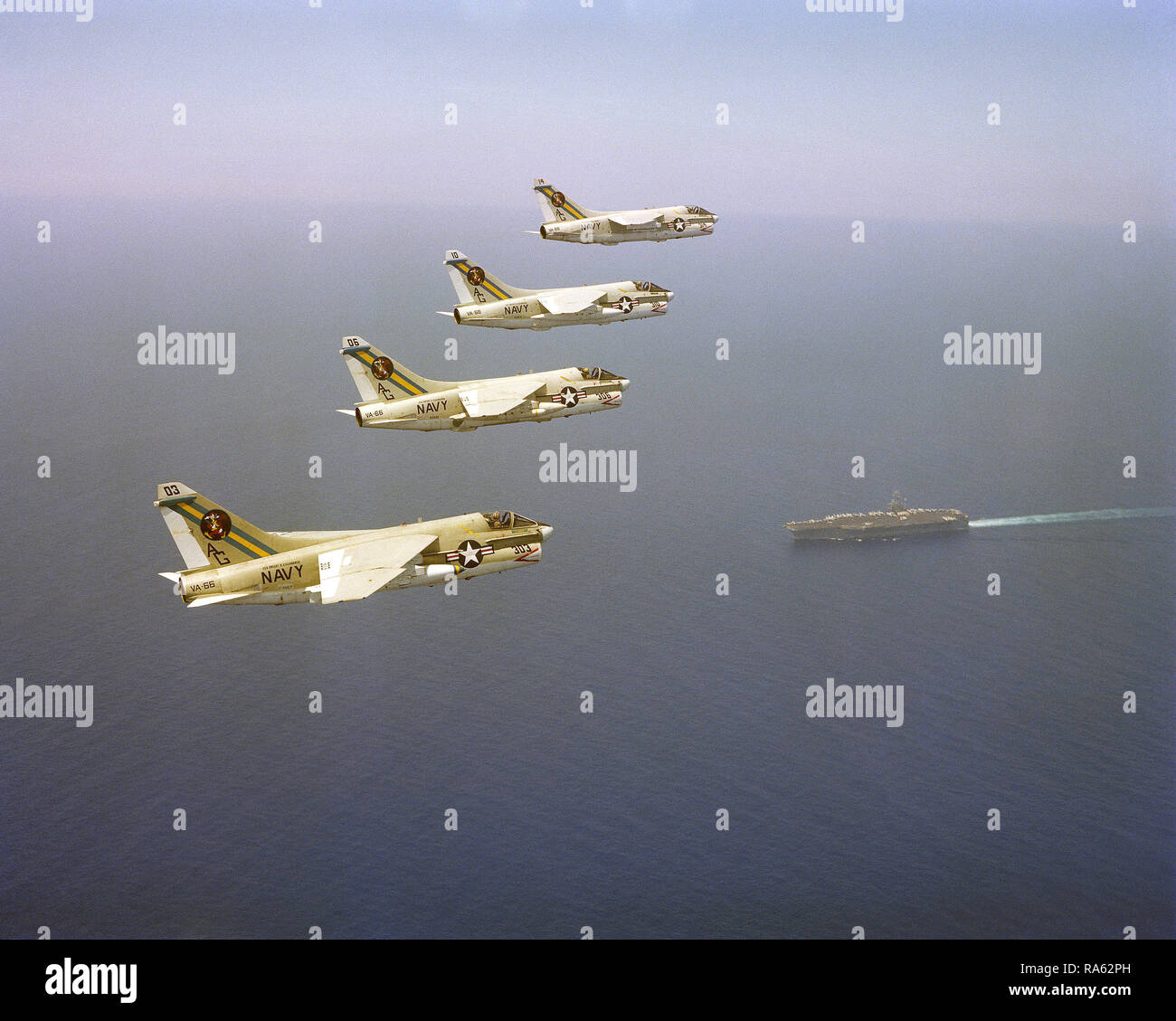 A 7e corsair ii aircraft formation hi-res stock photography and images ...
