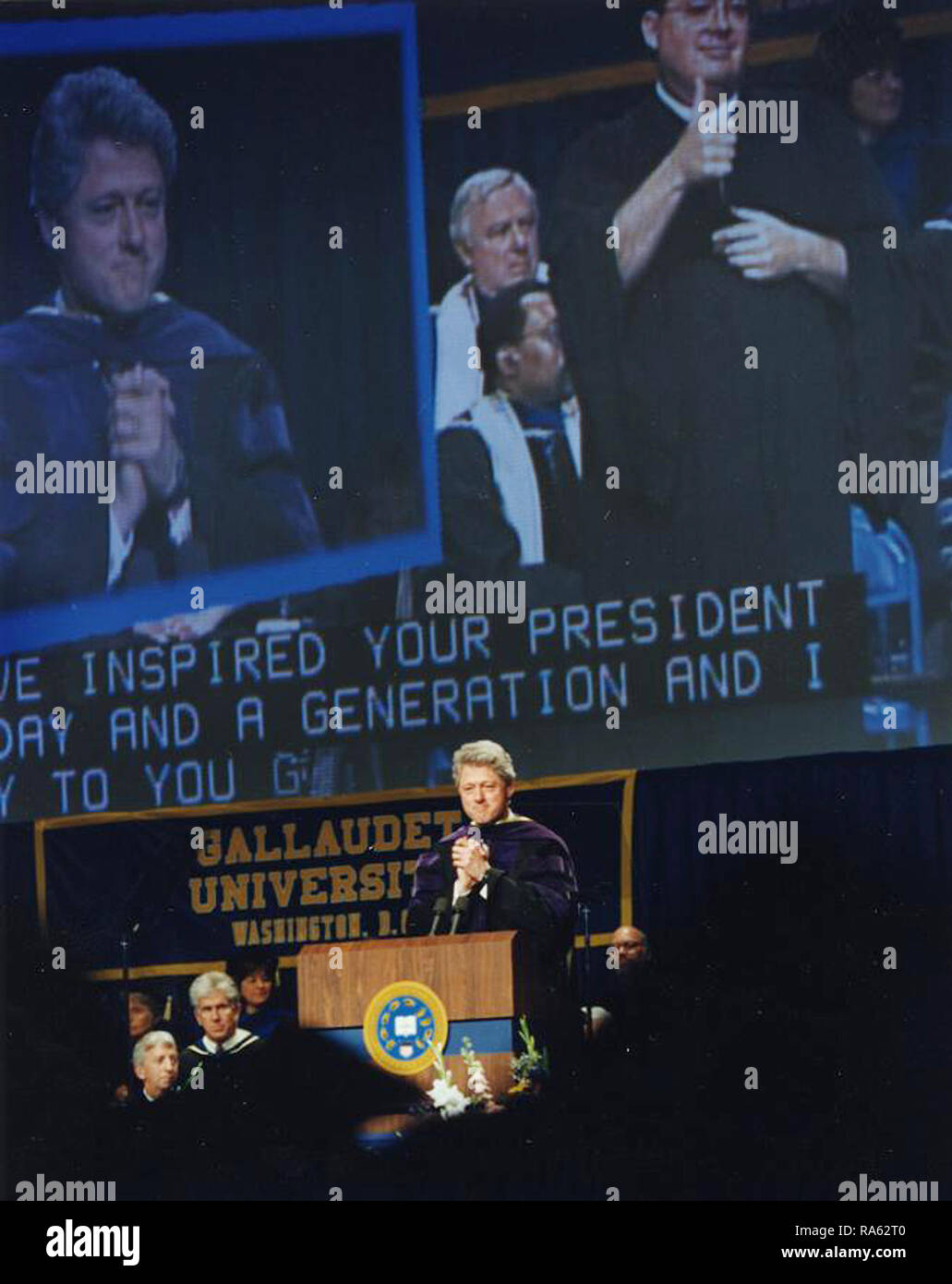 Gallaudet university graduation hi-res stock photography and images - Alamy