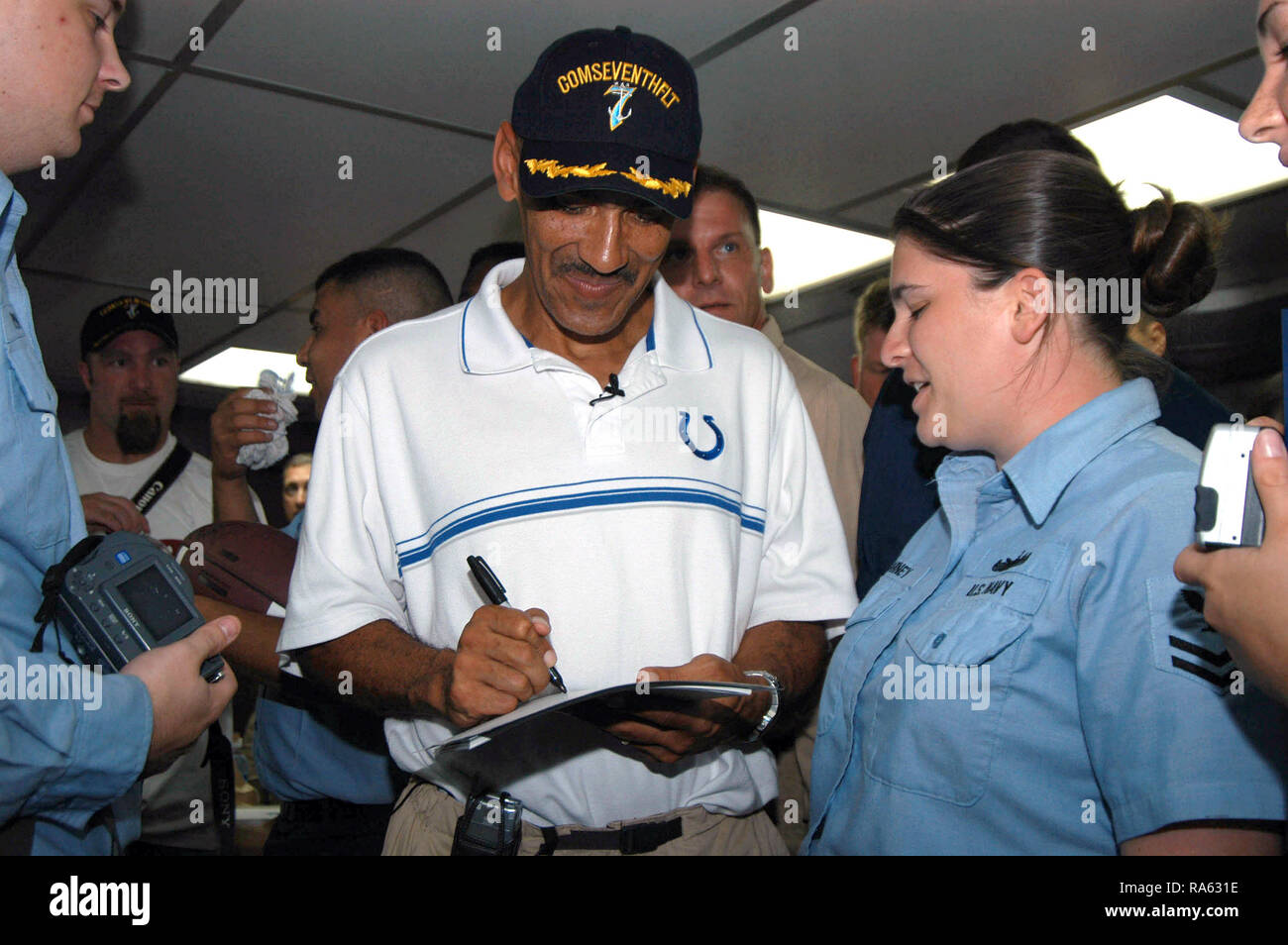 2005 - Tony Dungy, head coach of the Indianapolis Colts football team ...