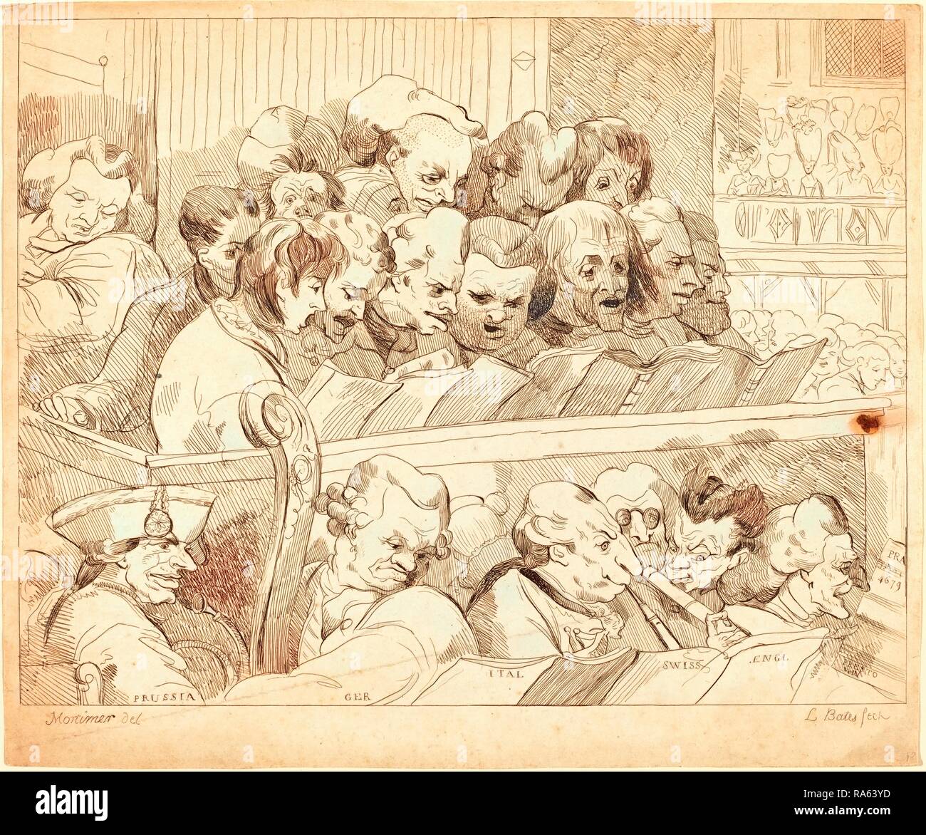 Lydia Bates after John Hamilton Mortimer, British (active 1784), Choir ...