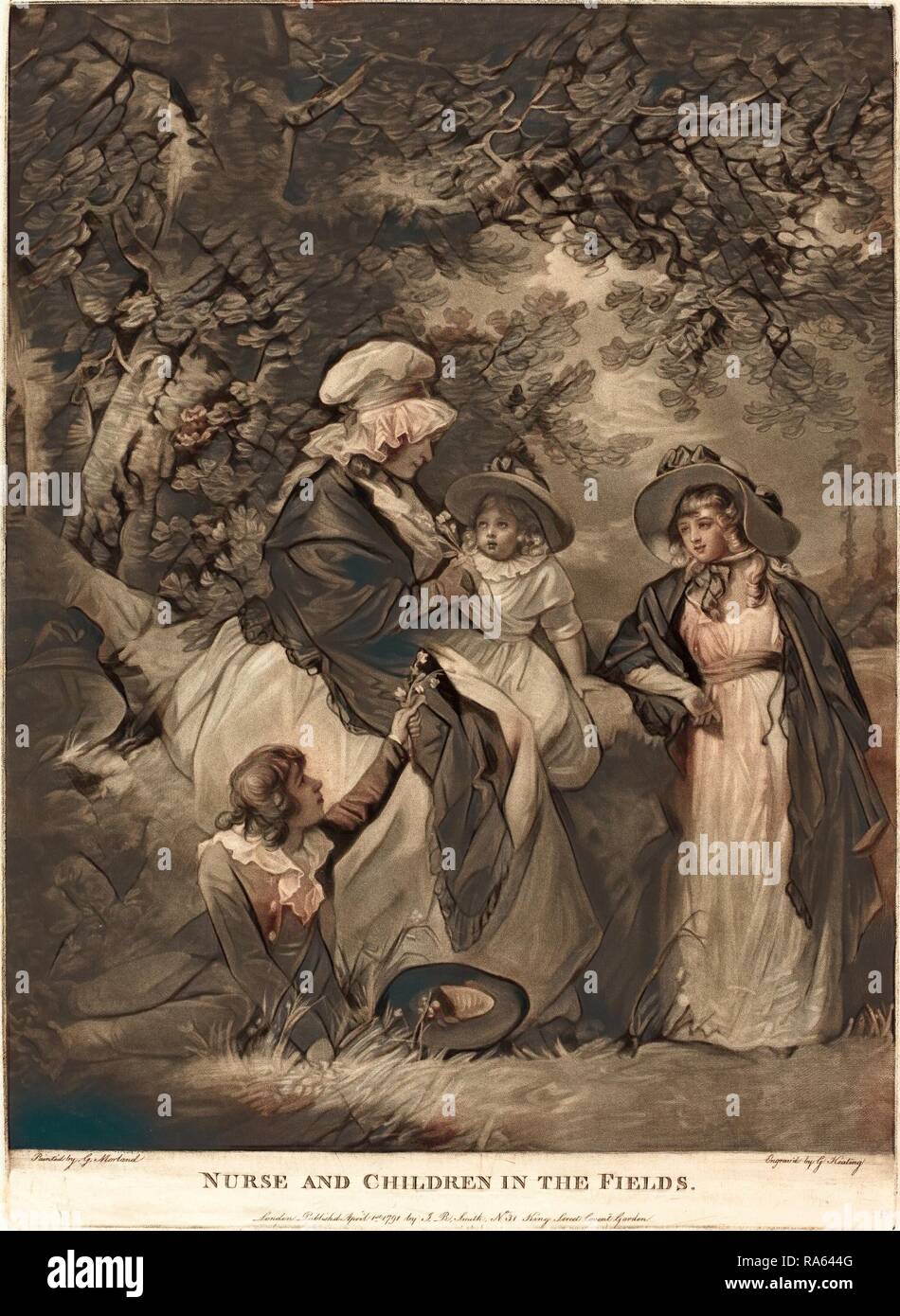 George Keating after George Morland, British (1762-1842), Nurse and ...