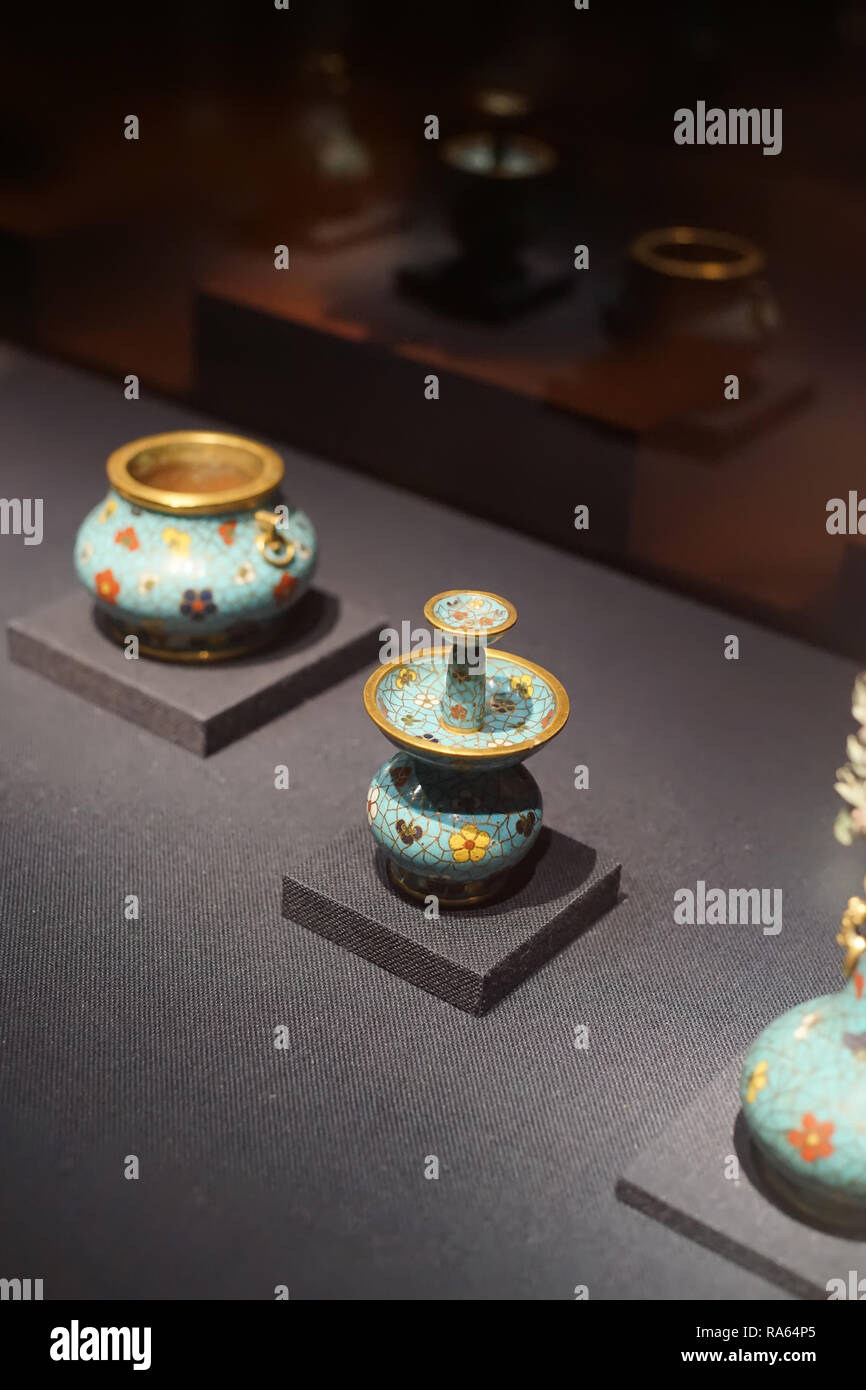 Taipei, Taiwan - November 22, 2018: Ancient Chinese imperial artifacts ...