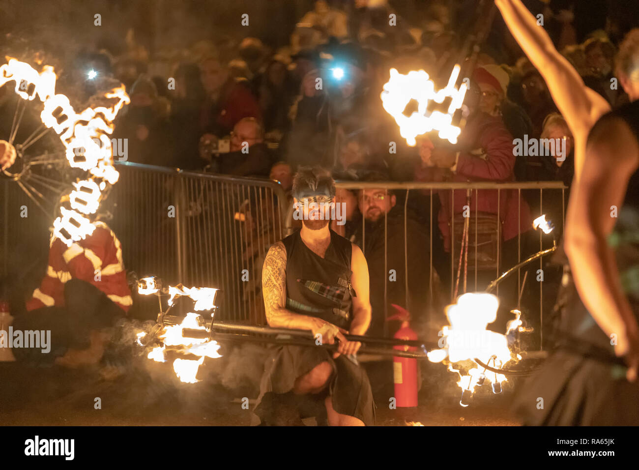 Scottish fireballs new year hi-res stock photography and images - Alamy