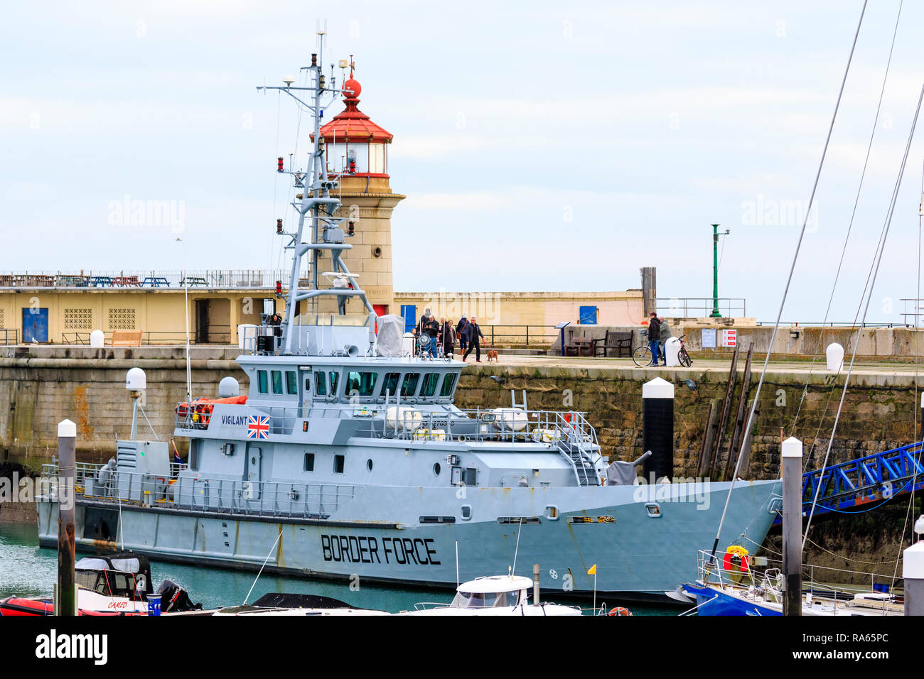 Border Patrol Boat English Channel High Resolution Stock Photography ...