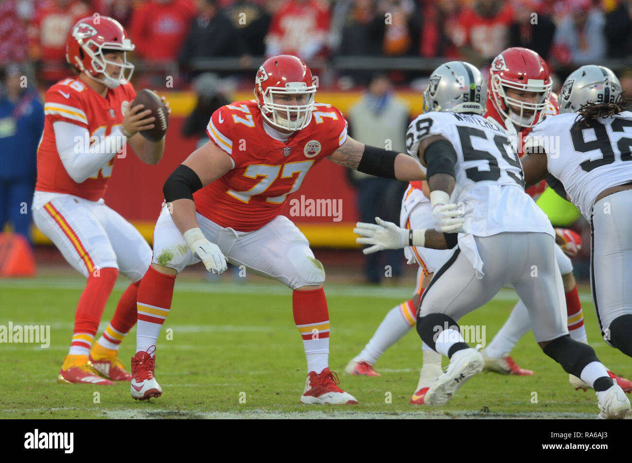 Kansas City, Missouri, USA. 30th Dec, 2018. Kansas City Chiefs ...