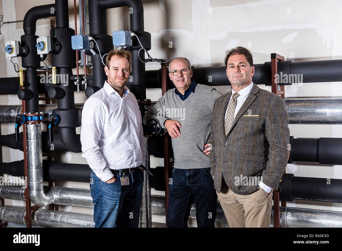 AMSTERDAM - 20-12-2018, Ziggo Dome. Vlnr. Ruud Bongers (Ziggo Dome ...