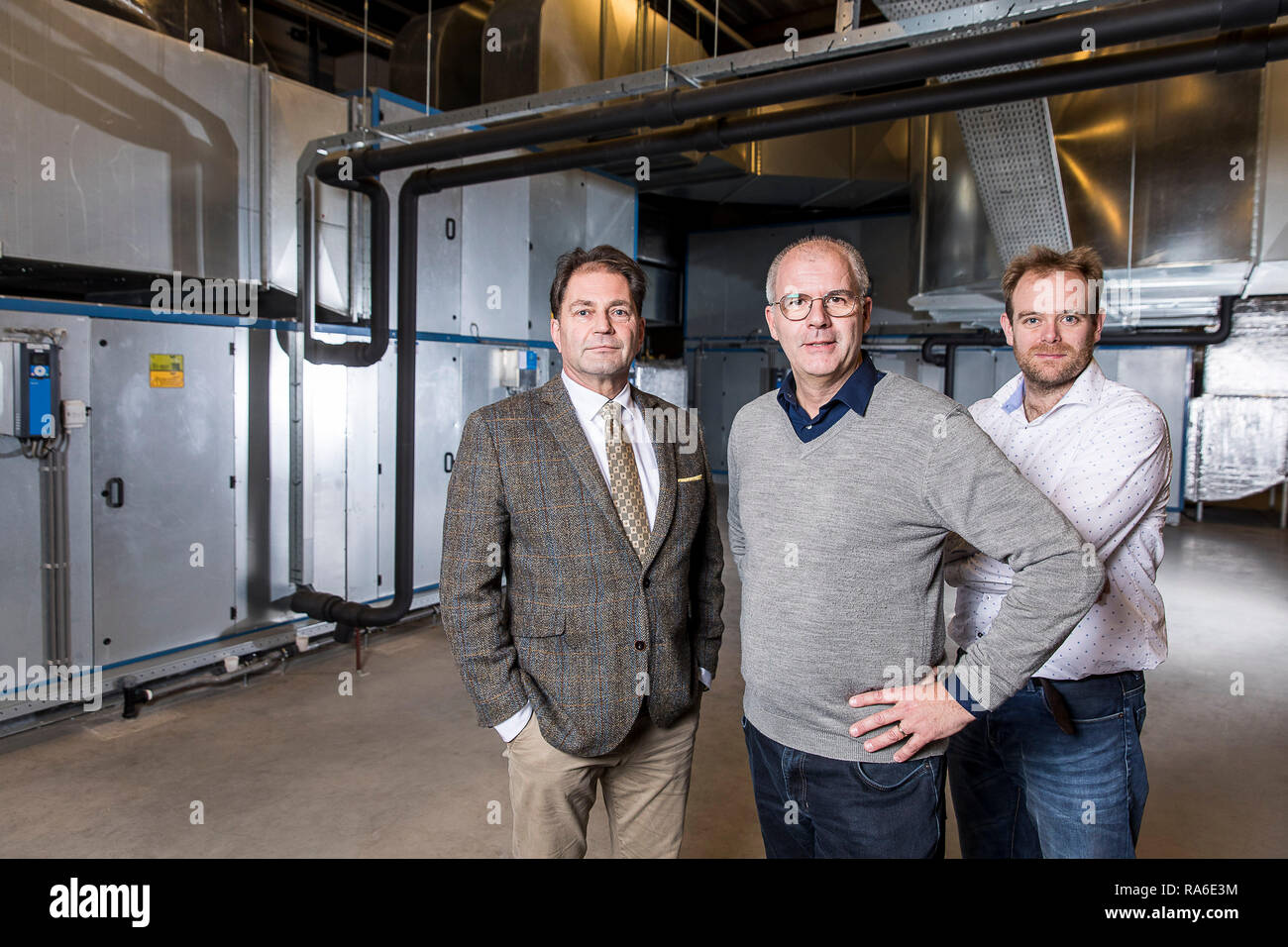 AMSTERDAM - 20-12-2018, Ziggo Dome. Vlnr. Directeur Henk Overeem ...