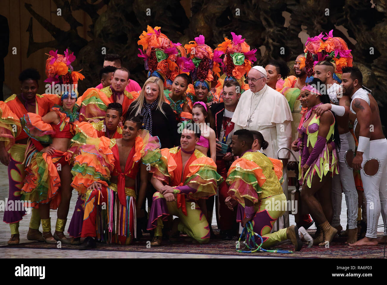Vatican City. 2nd Jan, 2019. (Holy See) POPE FRANCIS duringnhis ...