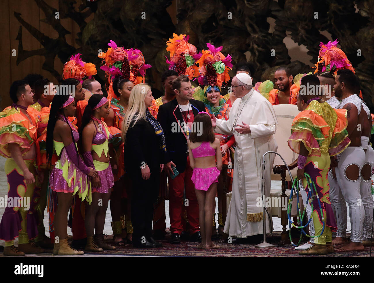 Vatican City. 2nd Jan, 2019. (Holy See) POPE FRANCIS duringnhis ...