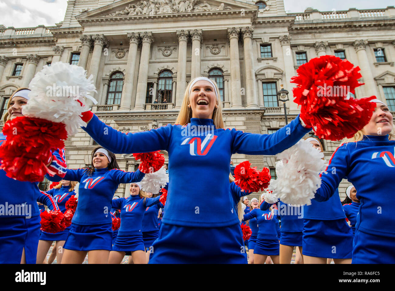 London, UK. 1st January, 2019. The Varsity Spirit All-American UCA ...