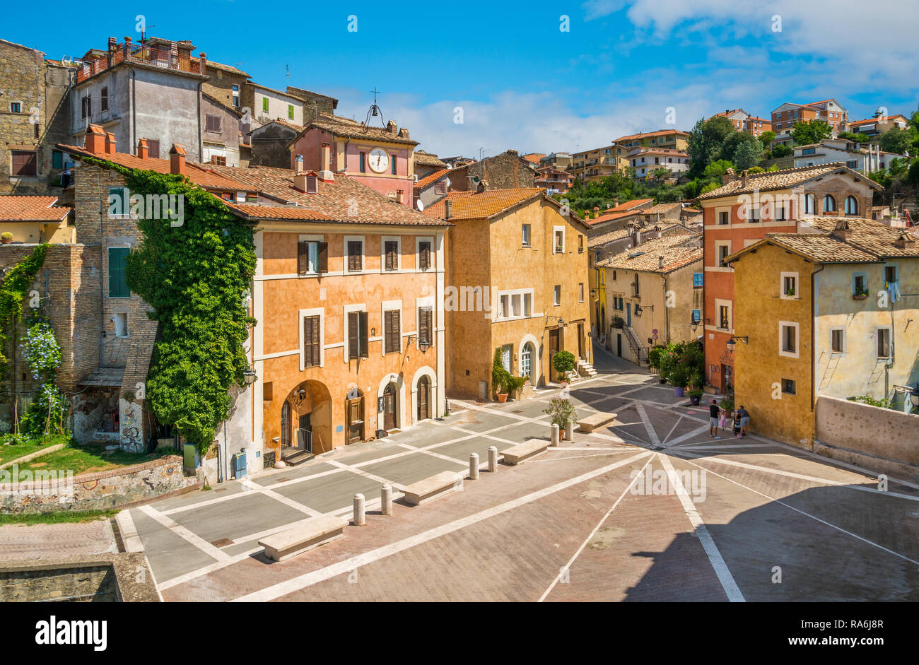 Scenic sight in Capena, picturesque village in the Province of Rome ...