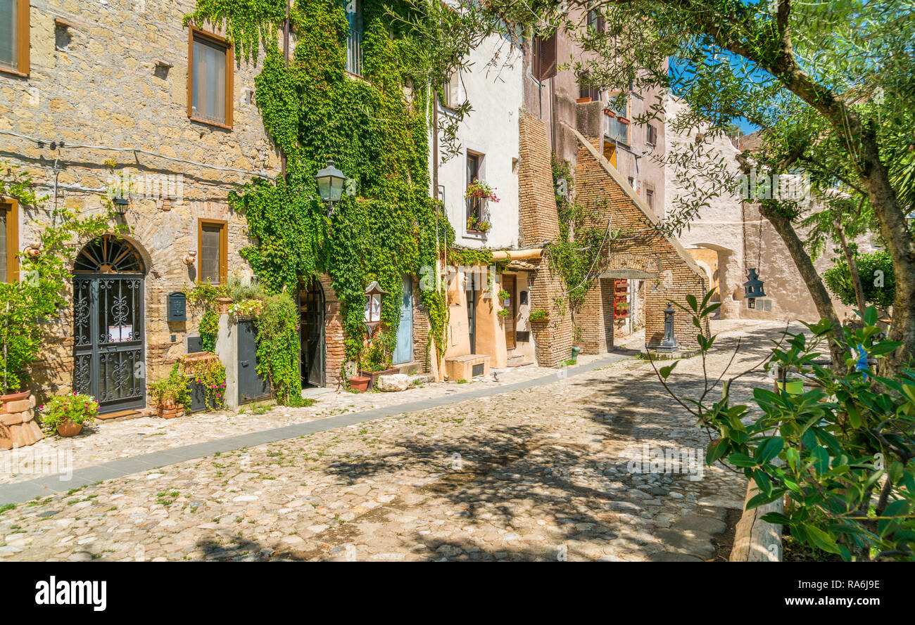 Scenic sight in Capena, picturesque village in the Province of Rome ...