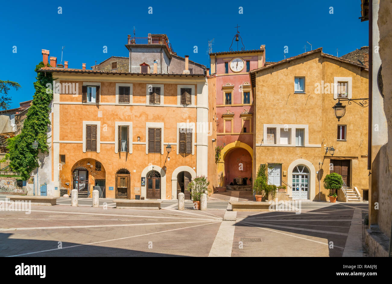 Scenic sight in Capena, picturesque village in the Province of Rome ...