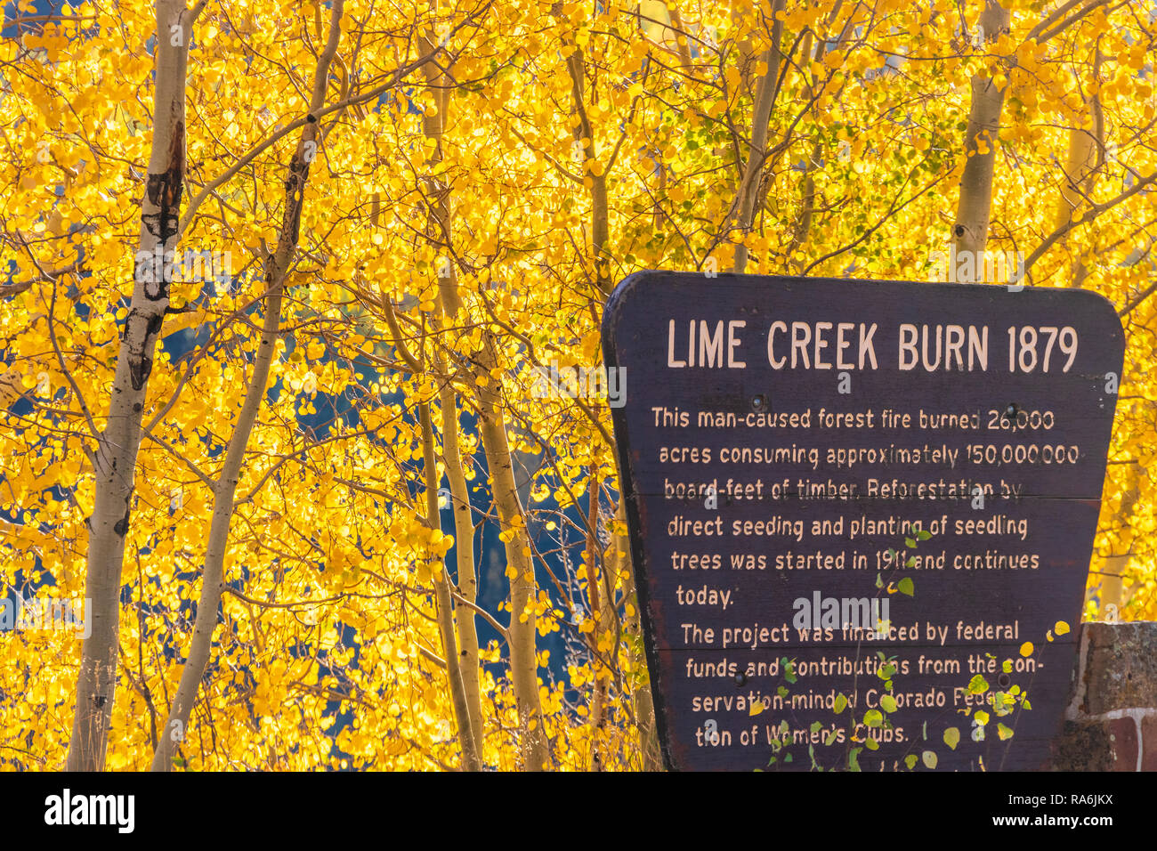 Scenic drive with autumn color along US 550, the Million Dollar Highway ...