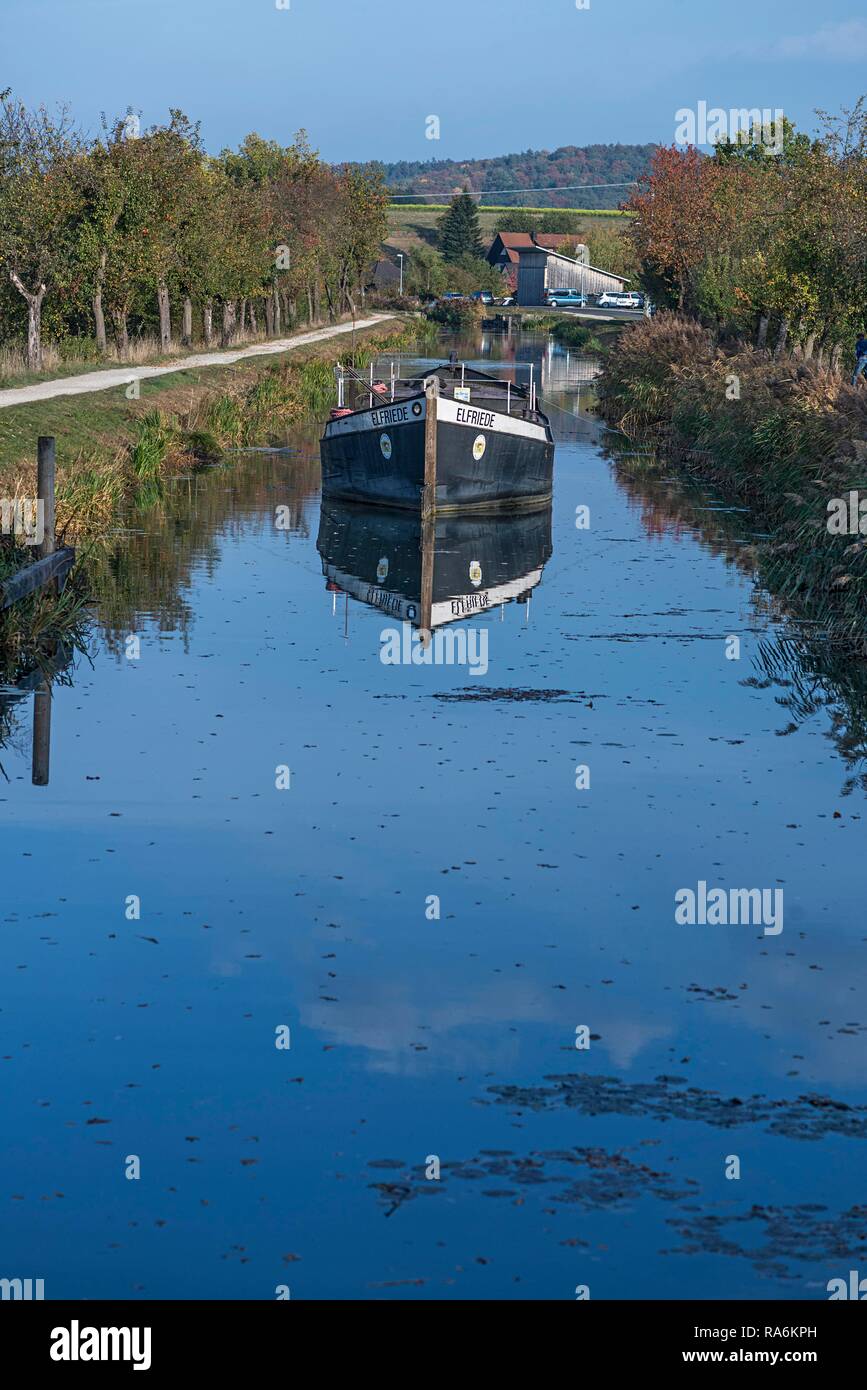 Towboat on the Old Canal, Ludwig-Danube-Main Canal, 19th and 20th ...