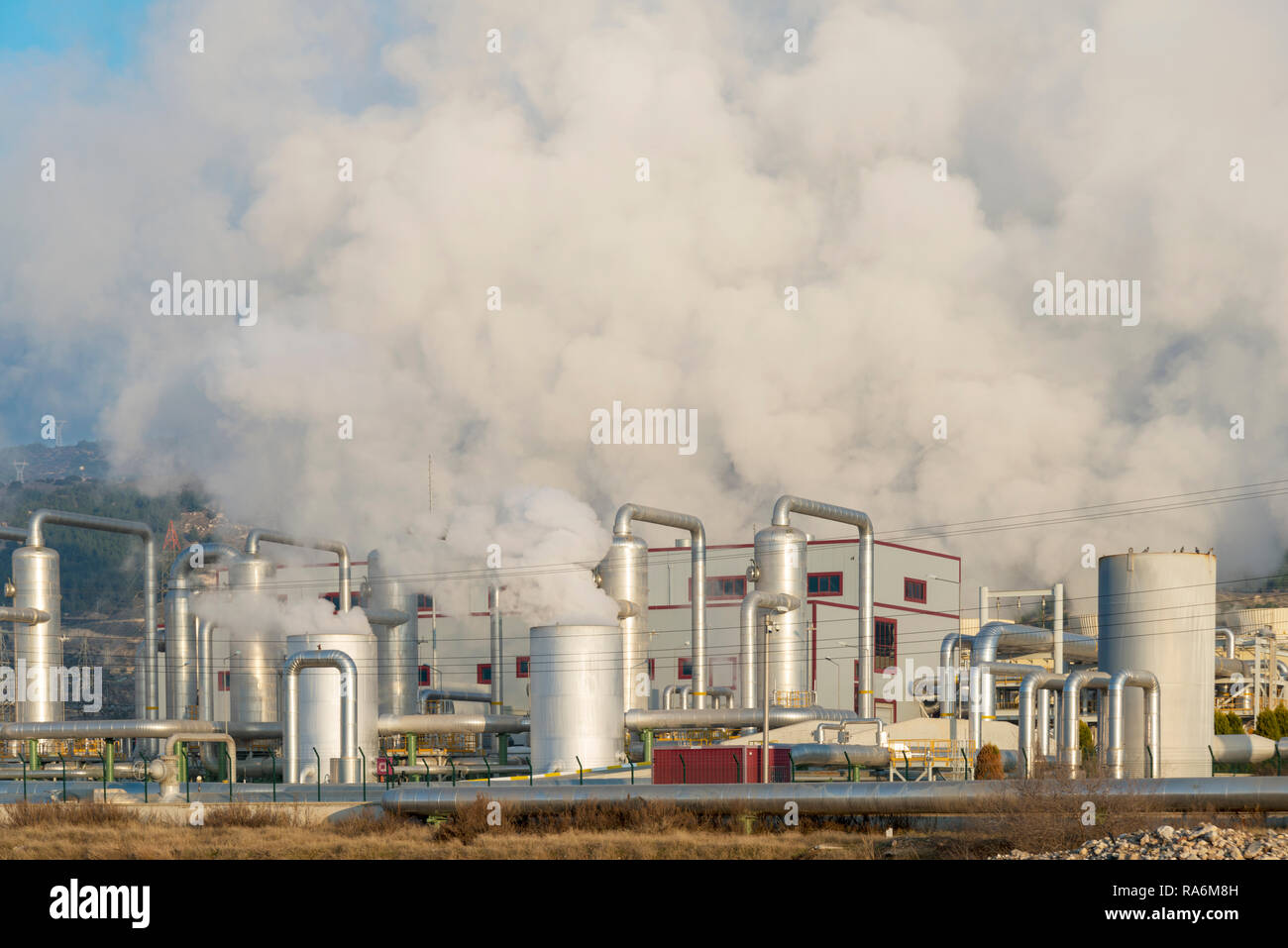 Geothermal power station interior hi-res stock photography and images ...