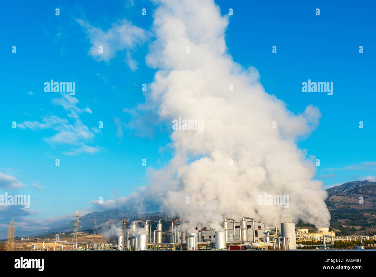 Geothermal power station interior hi-res stock photography and images ...