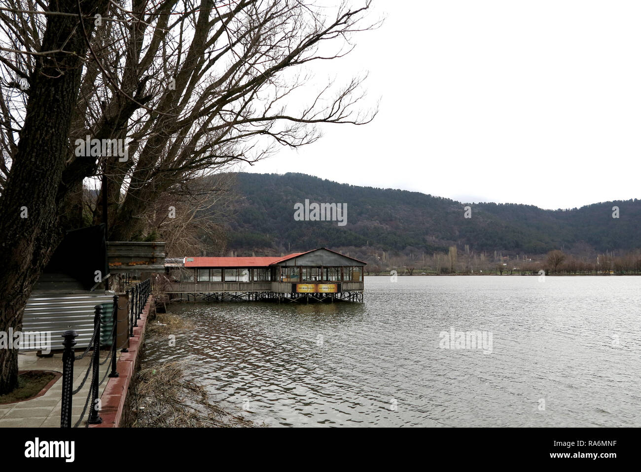 DECEMBER 12,2018 IZMIR TURKEY.The Lake Golcuk and Highland is an ...