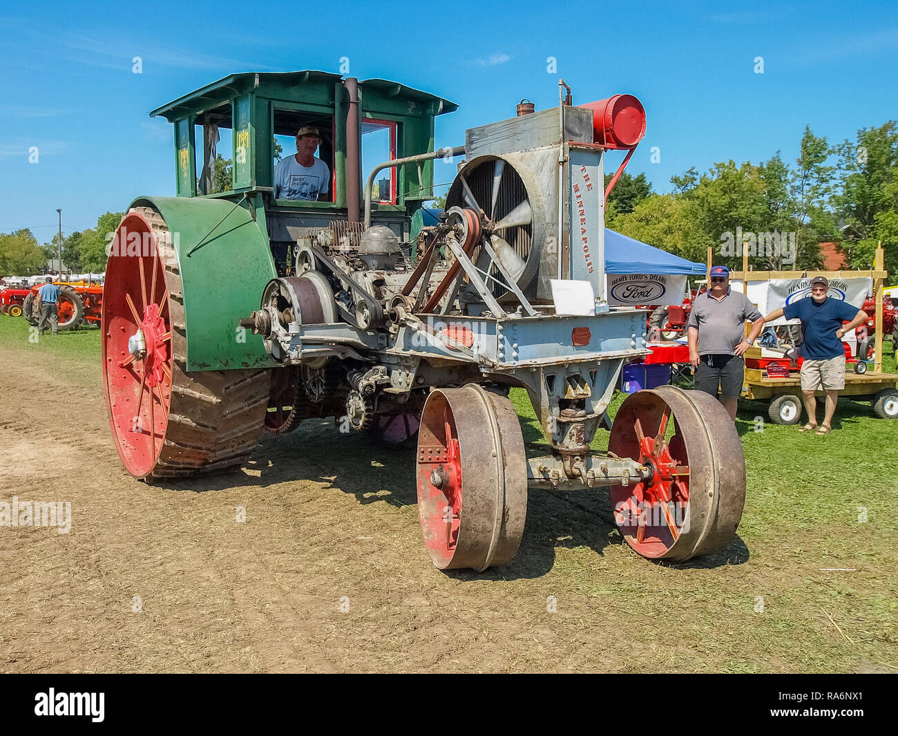 Columbine, USA - June 16, 2015: Exhibition of rare steam technology ...