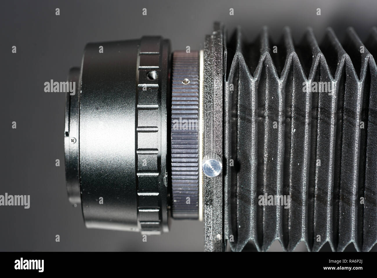 In macro photography and photomicrography, a bellows device is very ...