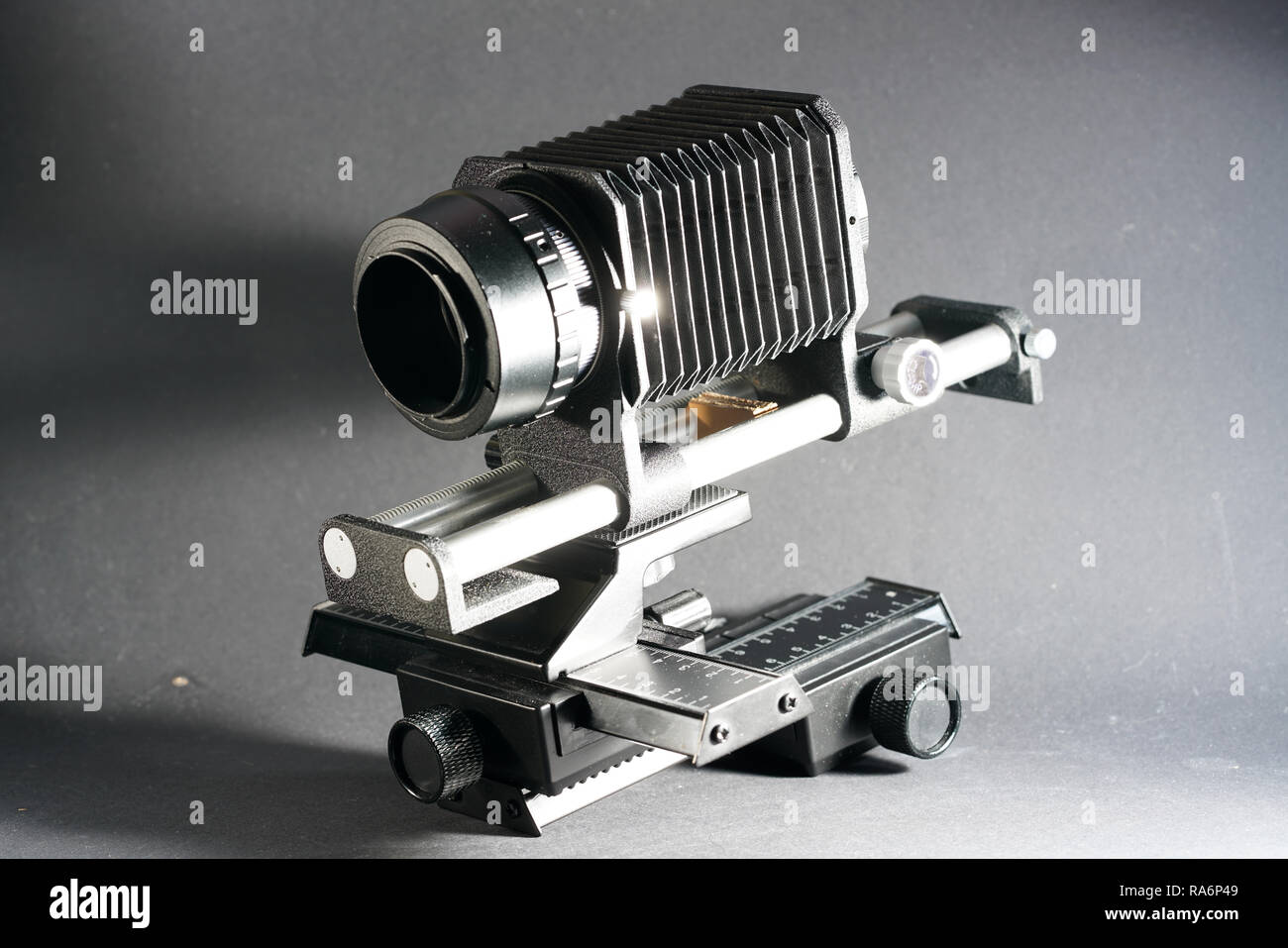 In macro photography and photomicrography, a bellows device is very ...