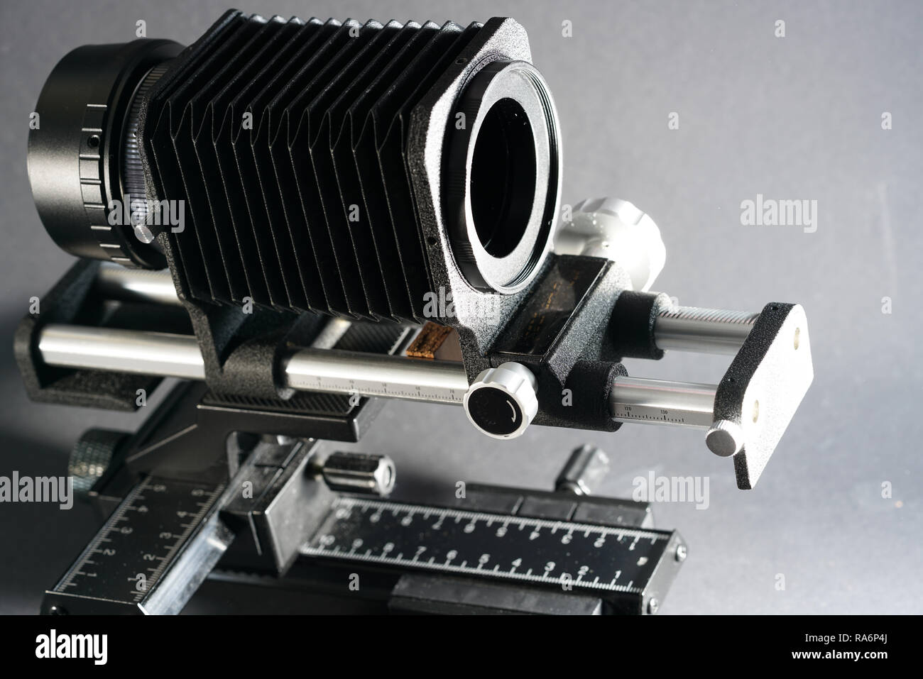 In macro photography and photomicrography, a bellows device is very ...