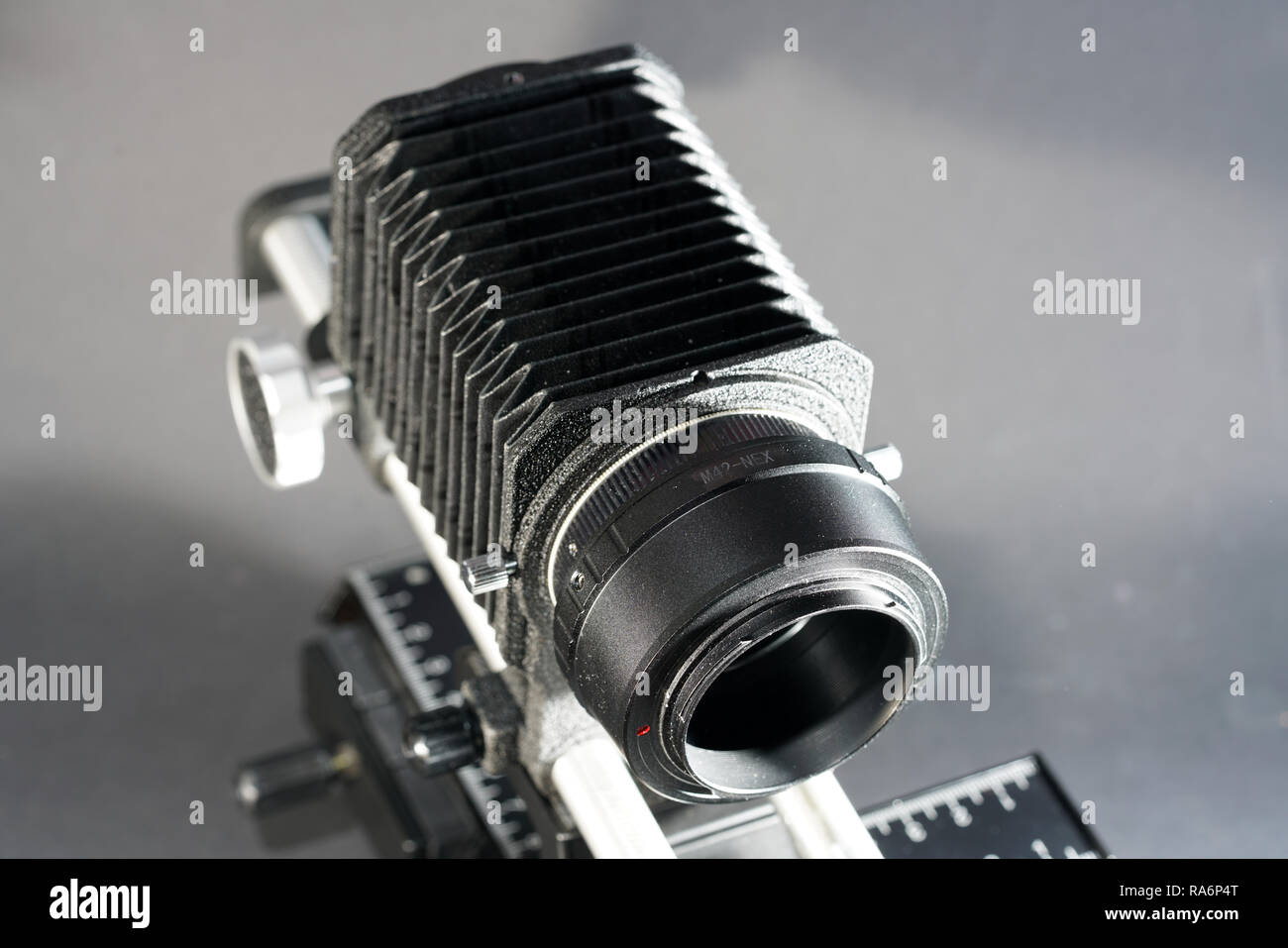 In macro photography and photomicrography, a bellows device is very ...