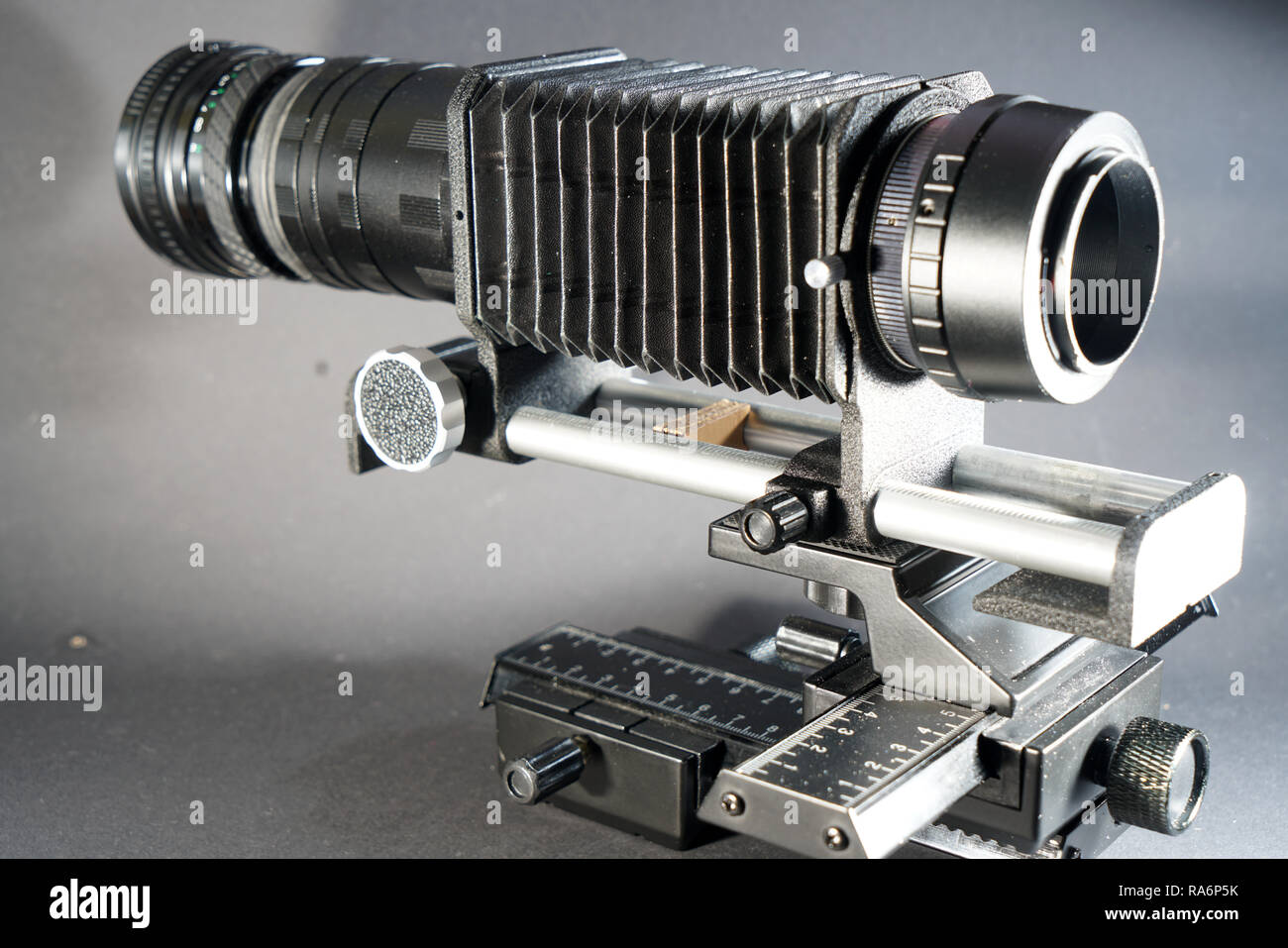 In macro photography and photomicrography, a bellows device is very ...