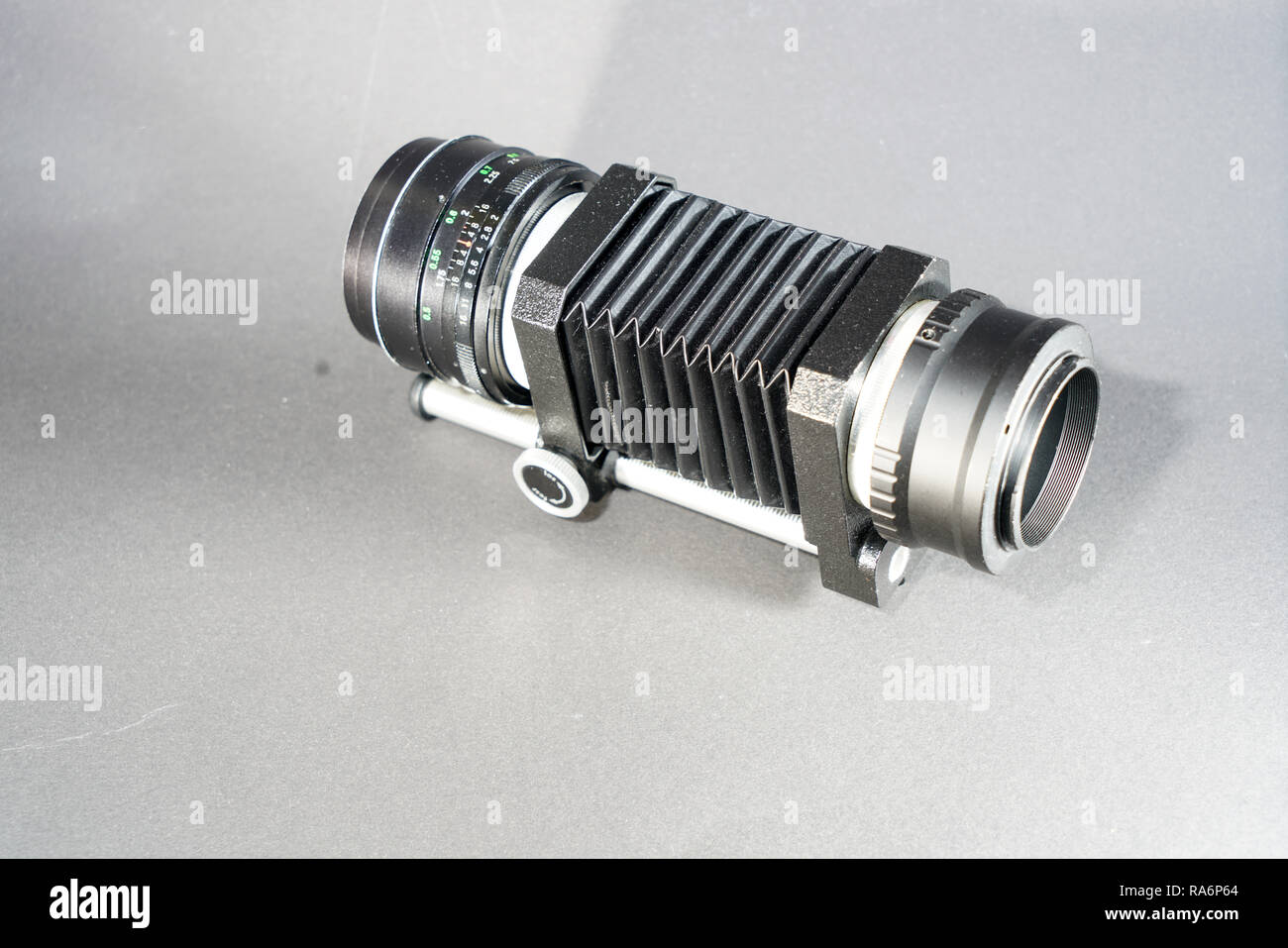 In macro photography and photomicrography, a bellows device is very ...