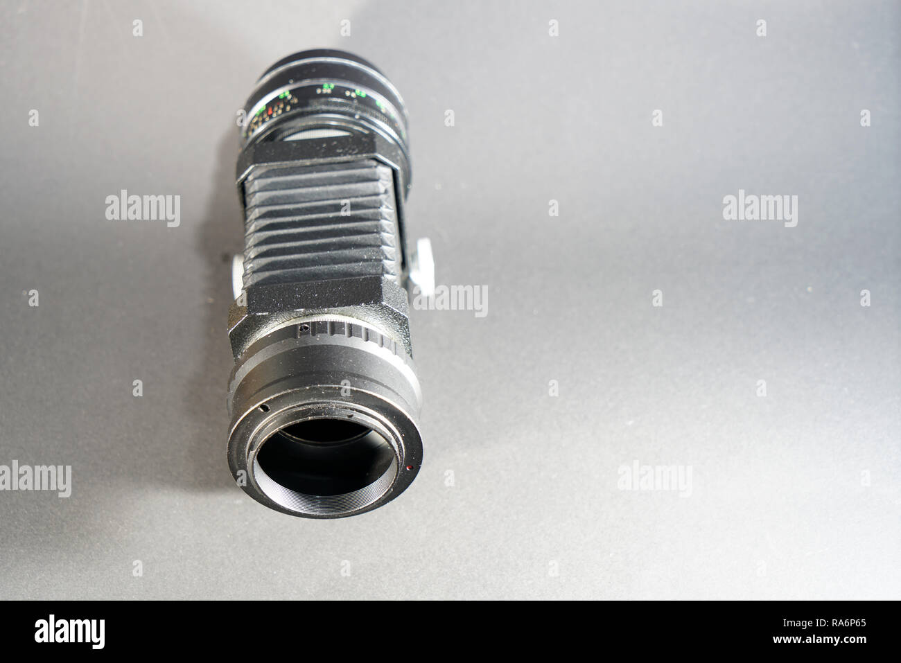 In macro photography and photomicrography, a bellows device is very ...