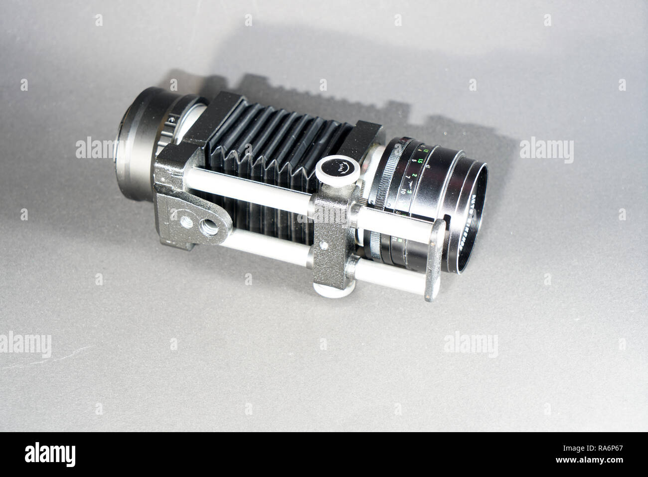 In macro photography and photomicrography, a bellows device is very ...