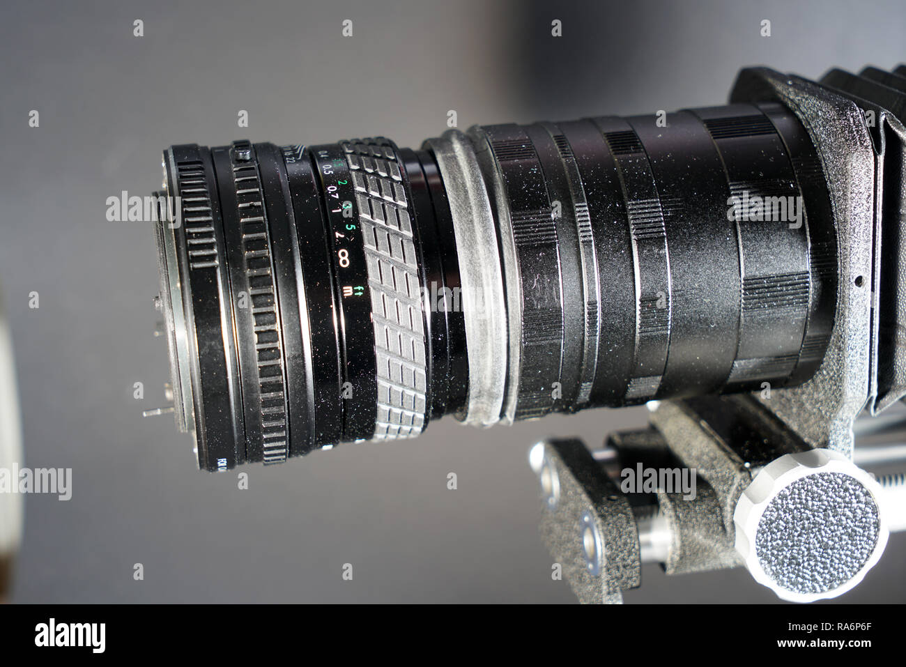 In macro photography and photomicrography, a bellows device is very ...