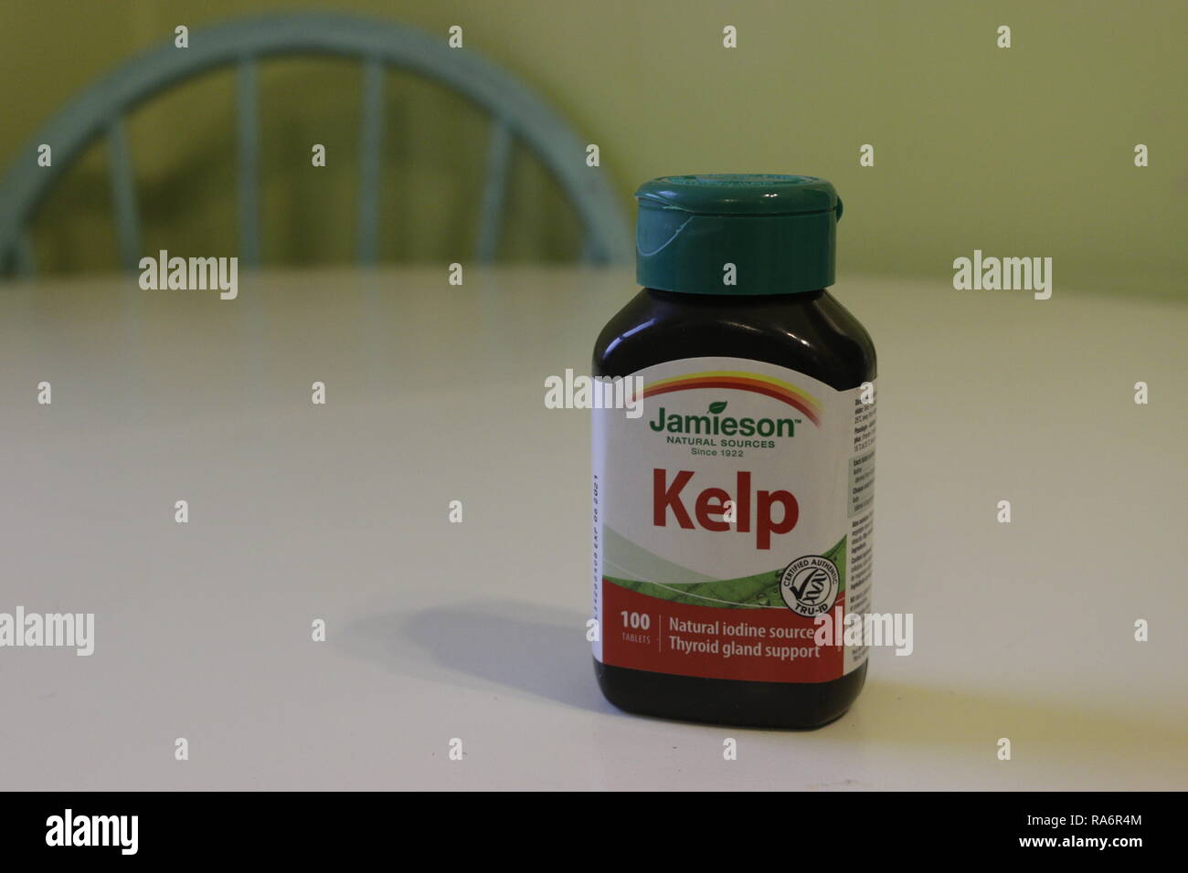 editorial photograph of kelp supplements from jamieson vitamin company ...