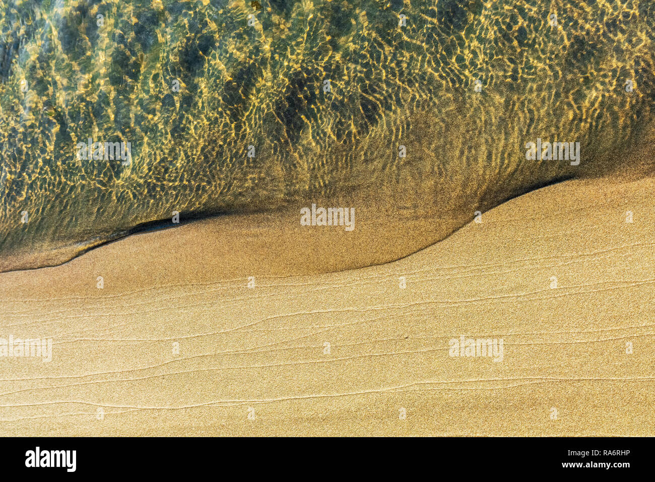 Beautiful sand and sea water background or backdrop Stock Photo - Alamy