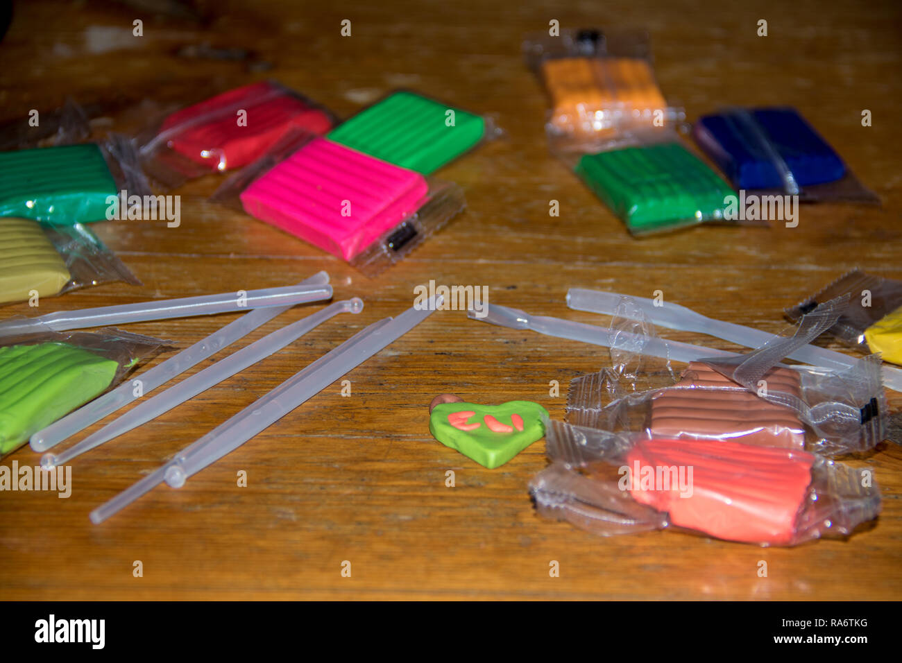 Kindergarten playdough activity hi-res stock photography and images - Alamy