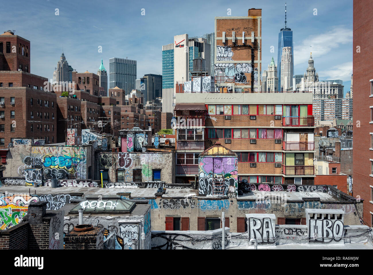 City Skyline Graffiti