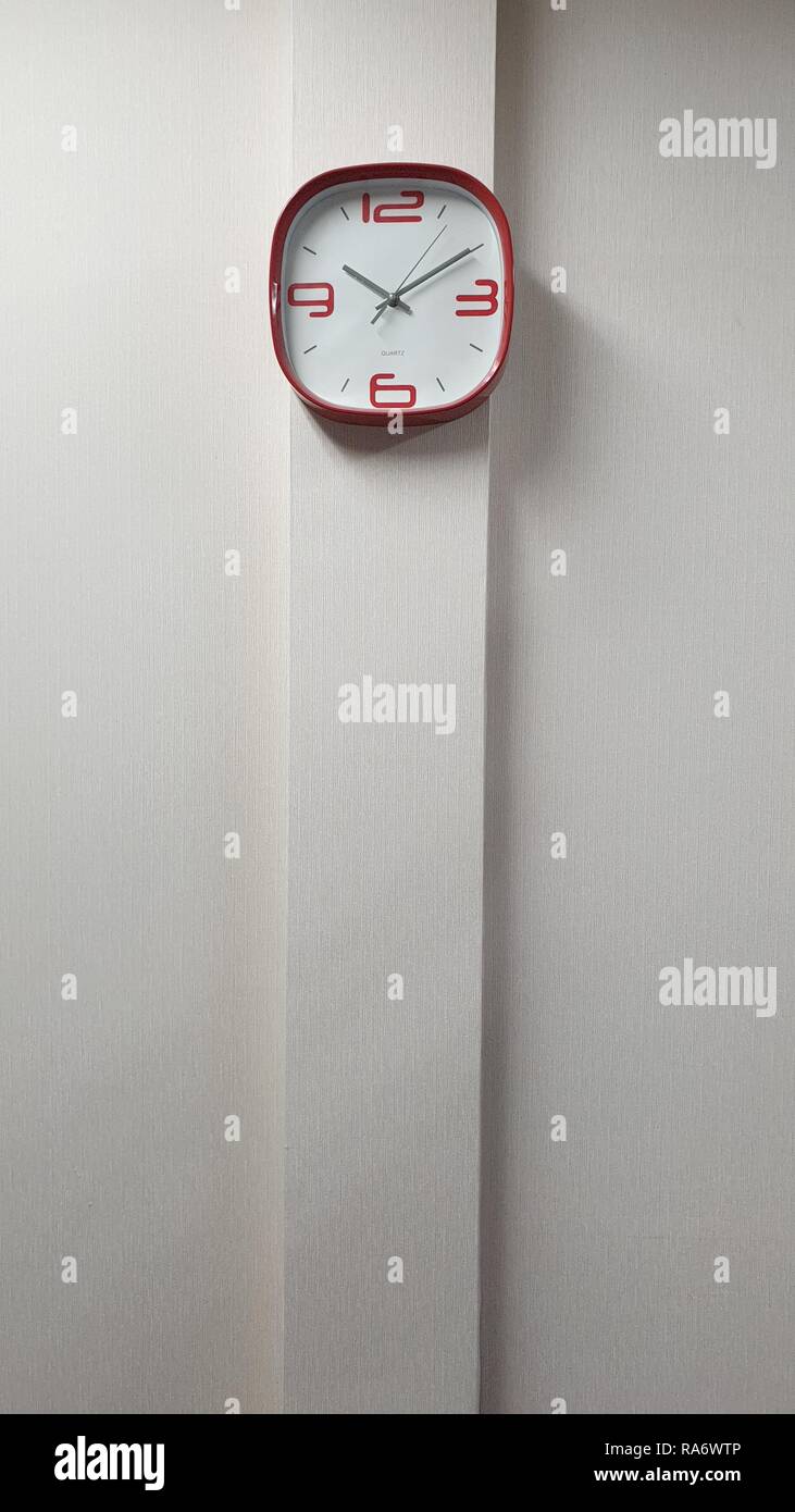 wall clock in the room Stock Photo - Alamy