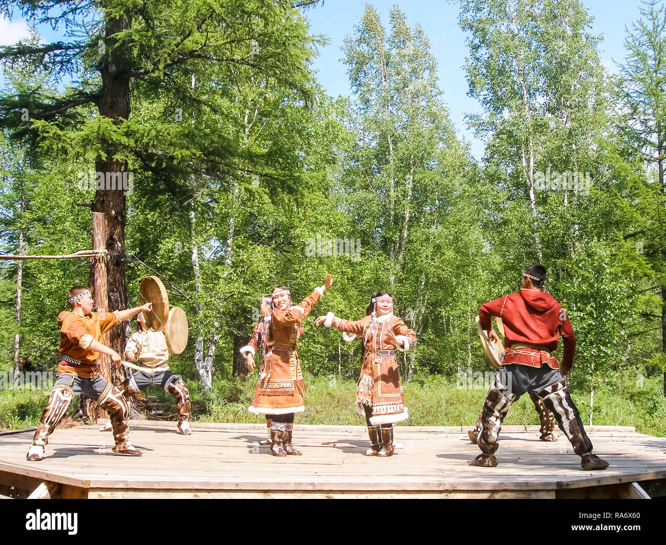 Petropavlovsk-Kamchatsky, Russia - July 12, 2018: Folk dances of the ...