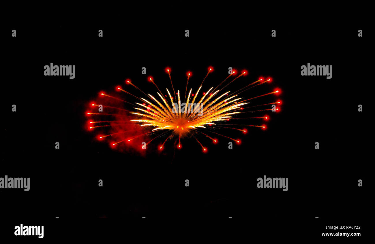 beautiful light that shines in the night sky Stock Photo - Alamy