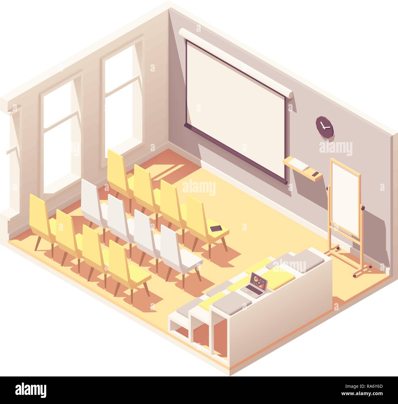 Corporate meeting presentation Stock Vector Images - Alamy