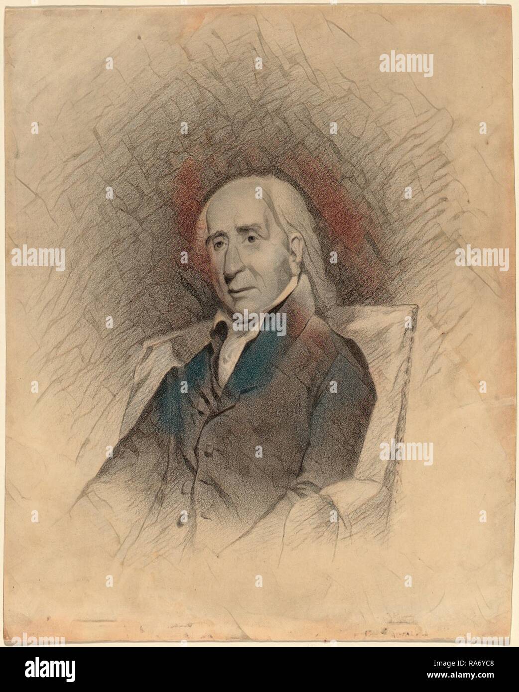 John Vanderlyn, Portrait of a Seated Man, American, 1775 - 1852, c ...