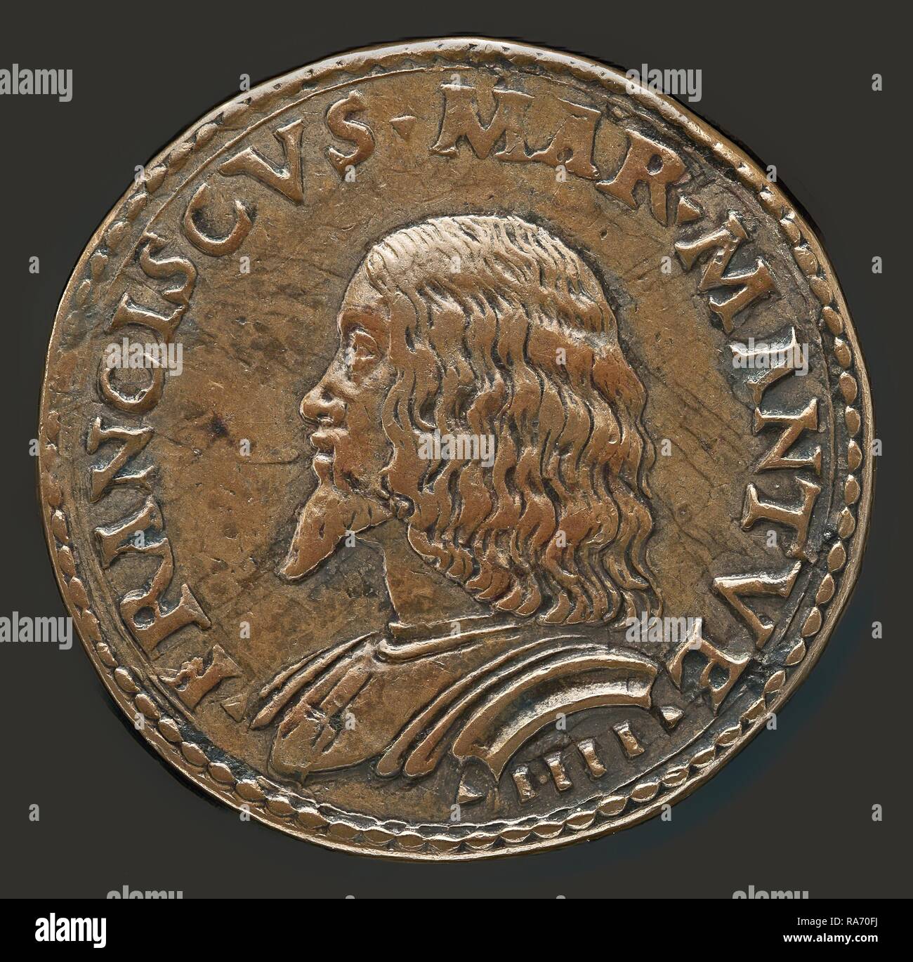 Donatello, Ornamental Plaque, Italian, c. 1386 - 1466, gilt bronze ...