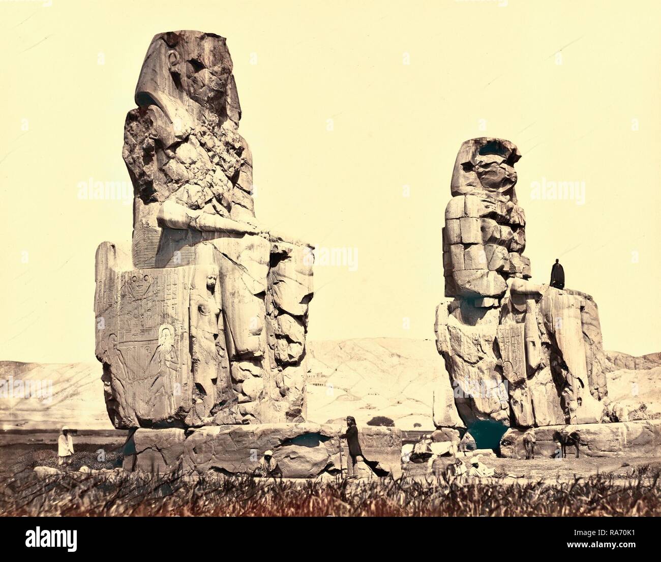 Francis Frith, The Statues of the Plain, Thebes, British, 1822-1898 ...