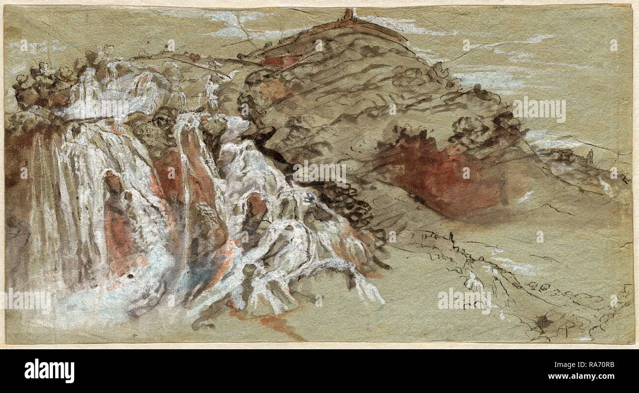 Joachim Franz Beich, German (1665-1748), The Waterfalls at Tivoli ...