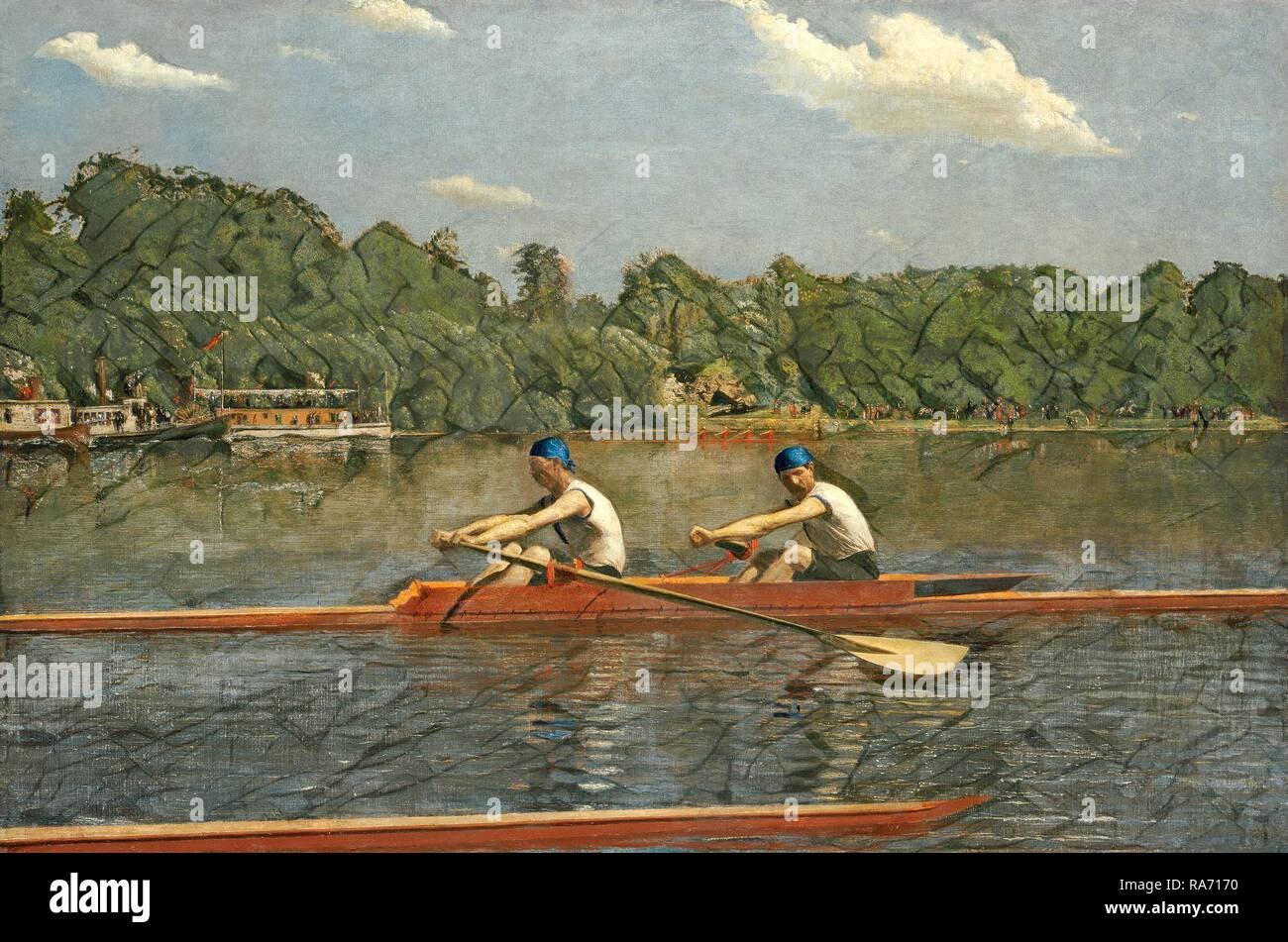 Thomas Eakins, American (1844-1916), The Biglin Brothers Racing, 1872 ...