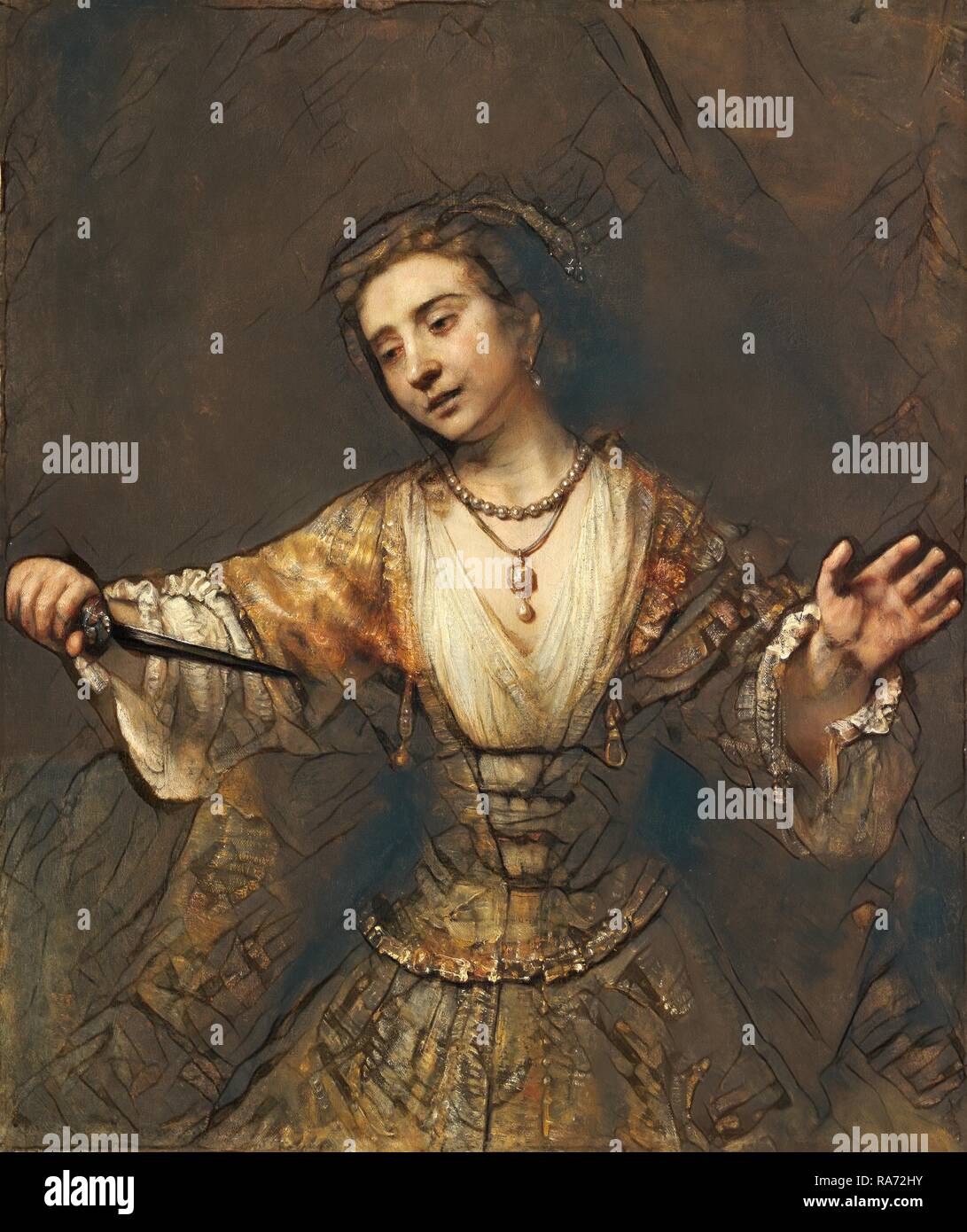 Rembrandt van Rijn (Dutch, 1606 - 1669), Lucretia, 1664, oil on canvas ...