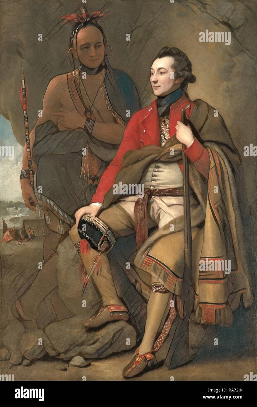 Benjamin West (American, 1738 - 1820), Colonel Guy Johnson and ...
