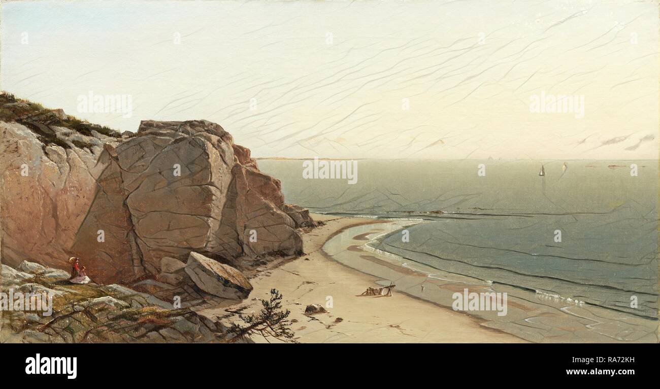 Alfred Thompson Bricher (American, 1837 - 1908), A Quiet Day near ...