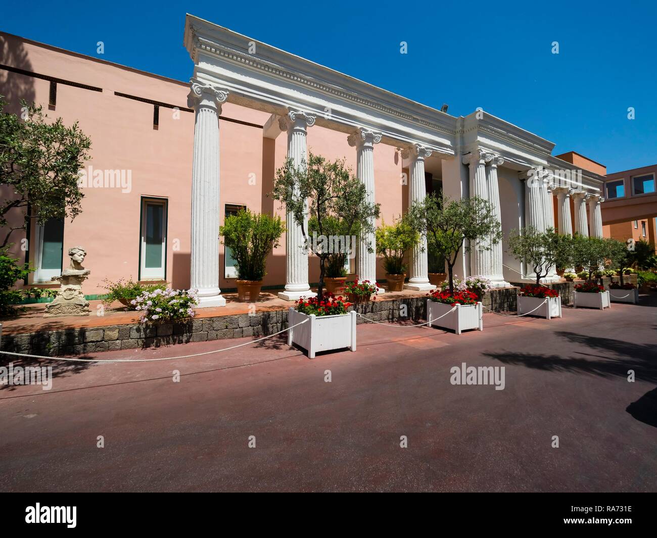 Piazza S. Restituta, Terme della Regina Isabella, Lacco Ameno, Island ...