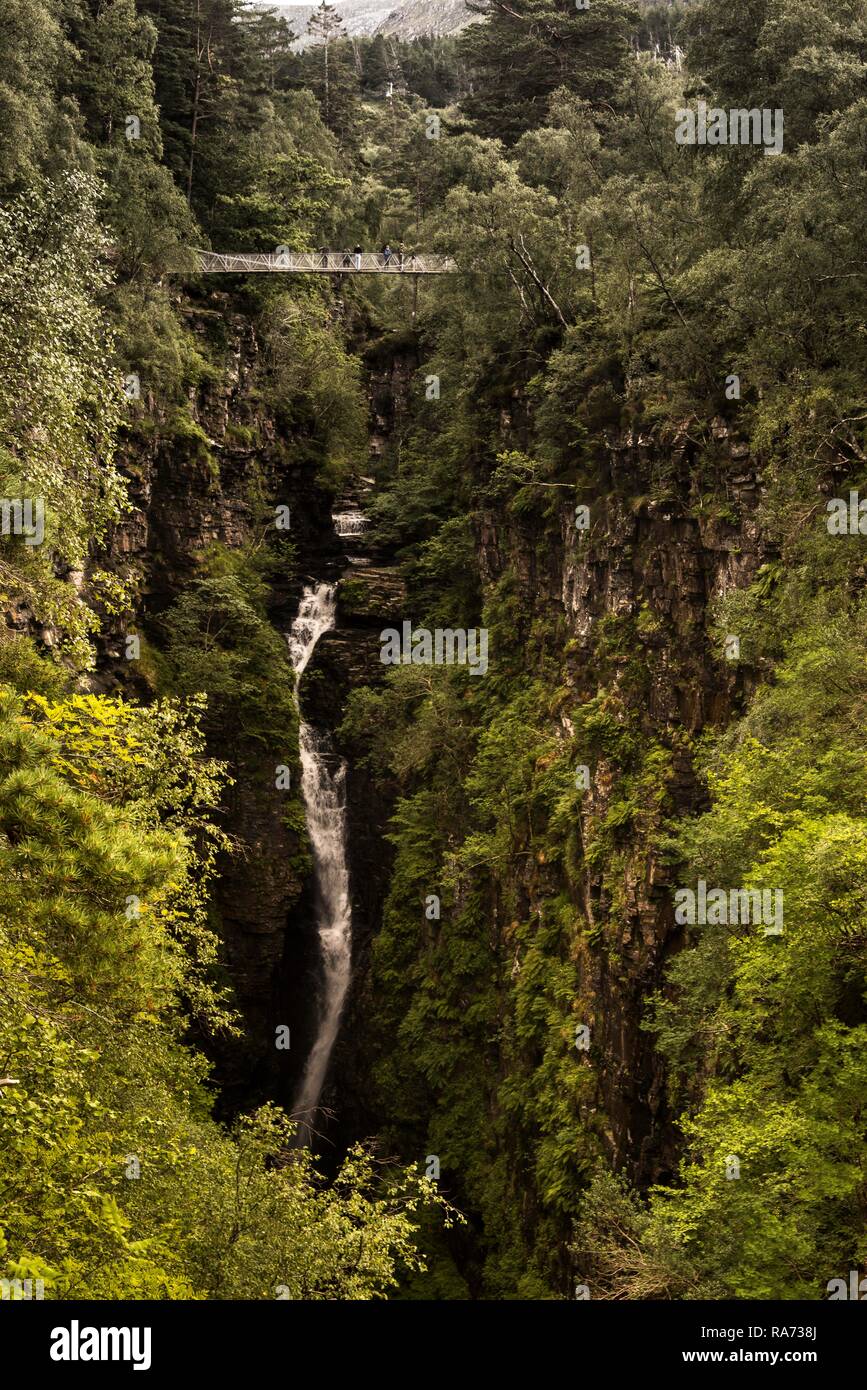 Corrieshalloch Gorge, Measach waterfalls, viewing platform, Ullapool ...